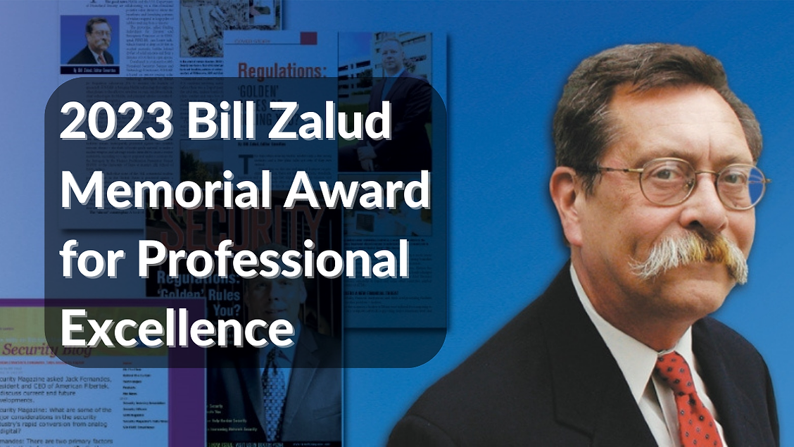 2023 Bill Zalud Memorial Award for Professional Excellence recipient ...