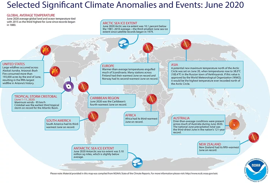 June 2020 tied as Earth’s 3rd hottest on record | 2020-07-27 | Security ...