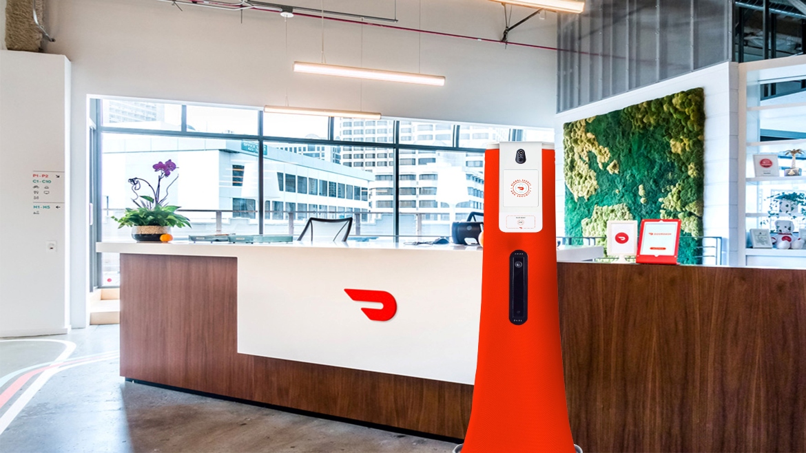 DoorDash Uses Artificial Intelligence Robots In Corporate Offices DoorDash Uses Artificial Intelligence Robots In Corporate Offices